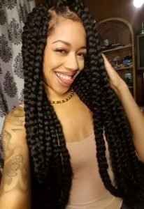 20 Elegant Big Box Braids