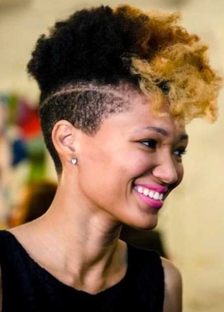 Fancy Natural Hair Mohawk Hairstyles