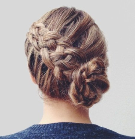 20 Cute Braided Bun Hairstyles