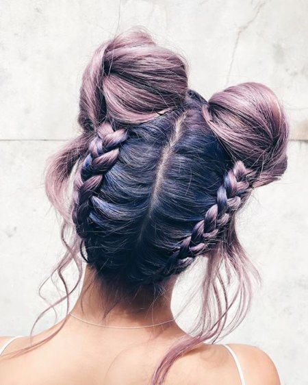 20 Cute Braided Bun Hairstyles